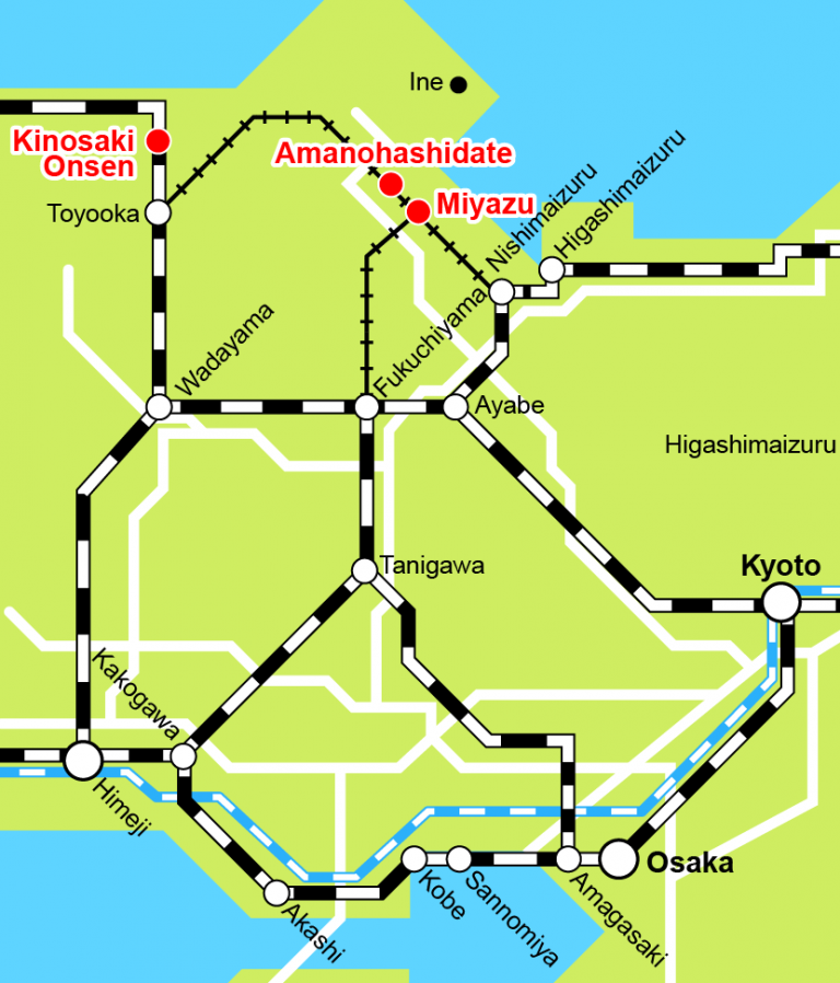 From Kyoto・Osaka to Amanohashidate